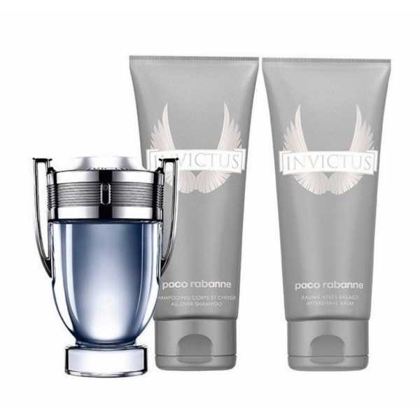 Paco Rabanne Invictus 100Ml Apă De Toaletă + 100Ml After Shave Balsam ...